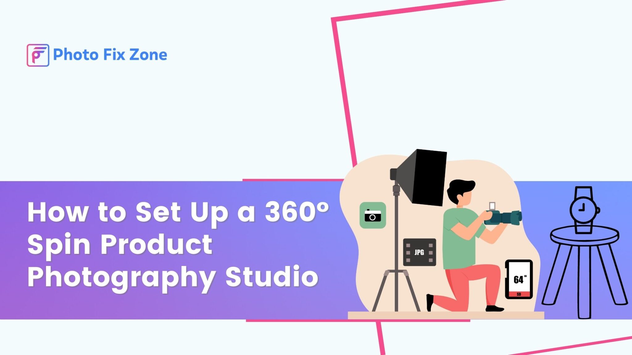 How To Set Up A 360 Spin Product Photography Studio